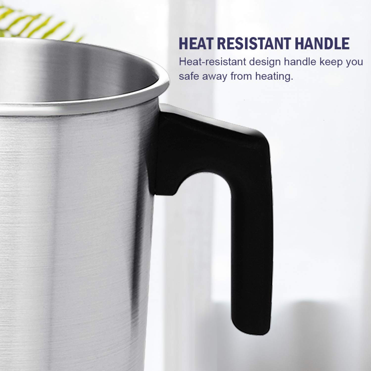 Gonioa 2 Pounds Candle Making Pouring Pot, Wax Melting Pot with Dripless Pouring Spout & Heat-Resisting Handle, Pitcher for Making Candles, Soap, Chocolate or Use in The Kitchen