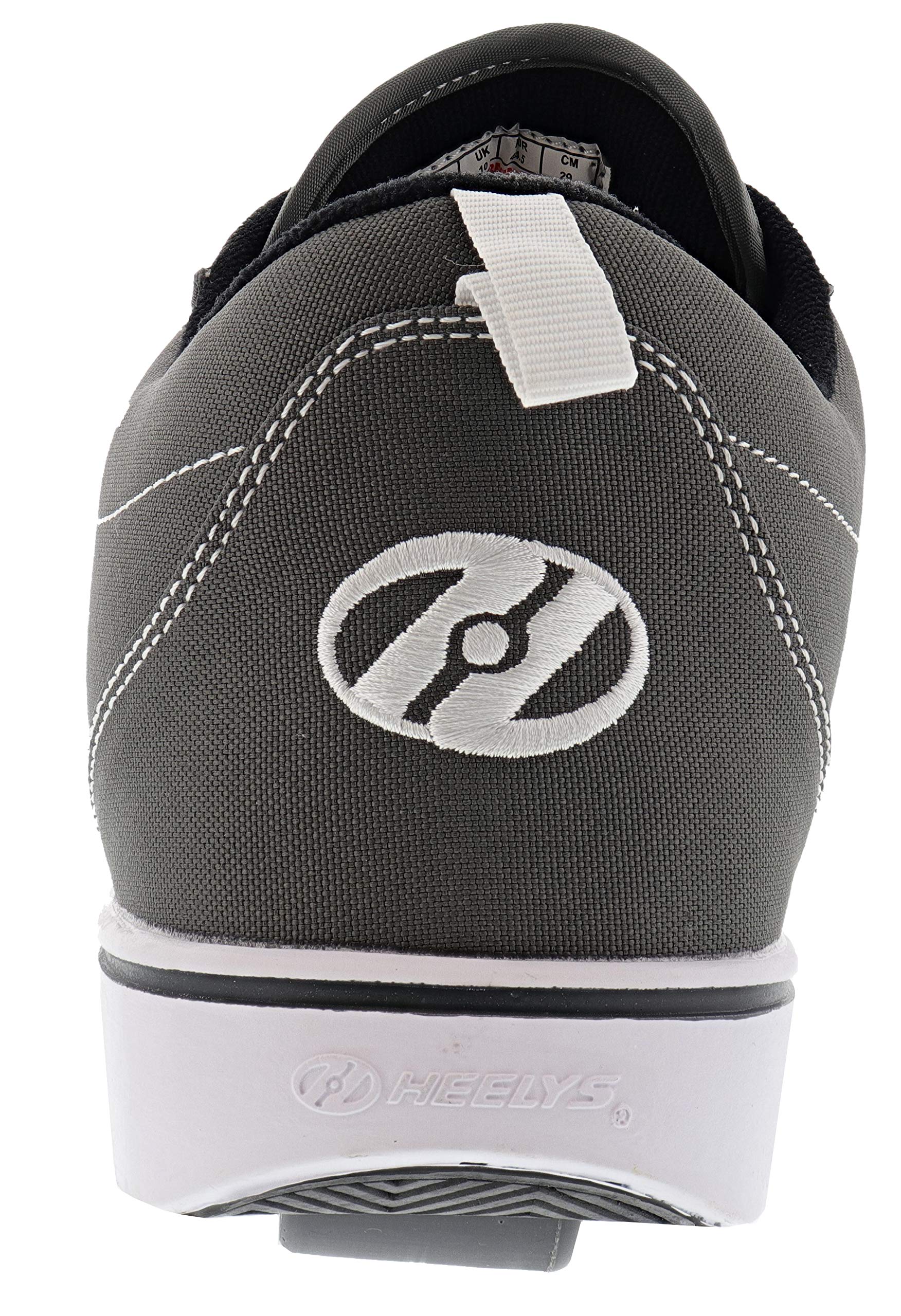 Heelys Footwear Wheeled Heel Shoe, Charcoal, 3 US Unisex Big Kid