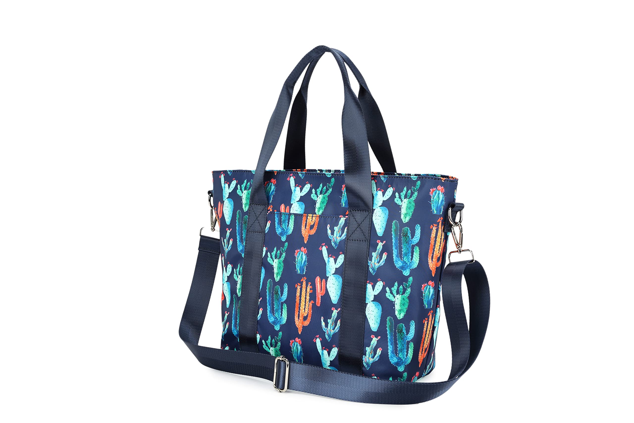 LIKEYOU Women's Tote Bag for Women Water Resistant single shoulder strap handbag work travel single shoulder bag (Cactus Flower)