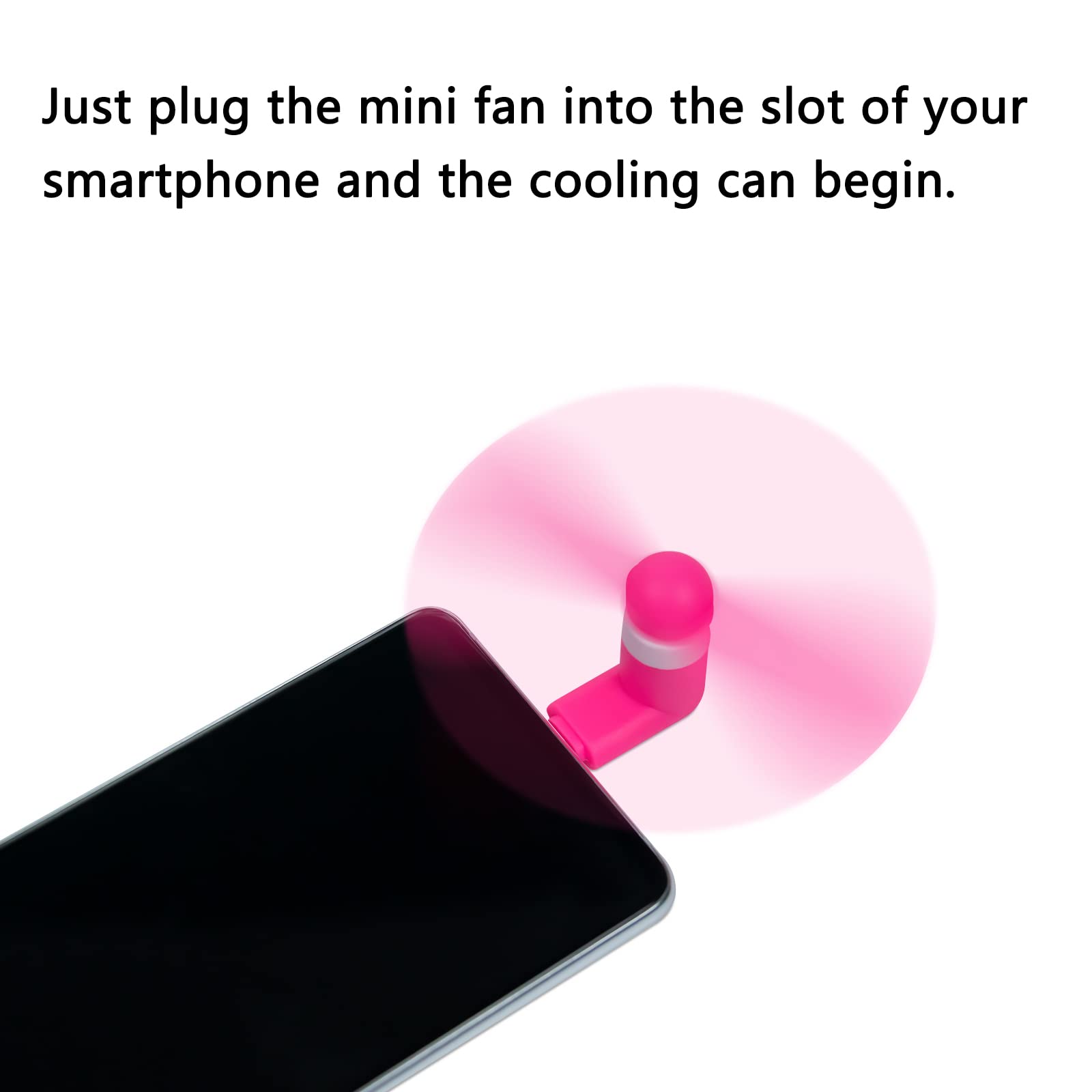 iPhone Fan, 3 Pack Portable Cell Phone fan Compatible for Mini Fan for iPhone 14, iPhone 14 Pro, iPhone 14 Pro Max, iPhone 13/13 Pro Max/13 Mini, 12/12PlusXR, XS, X, 11/11 Plus, 8/8 Plus, ipad