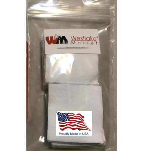Gun Bore Cleaner, Precision Lubricating Oil, & Gun Grease with 50 Patches and Protective Carry Case for .38, 9mm, 40, 44 and .45 Caliber Handguns/Pistols