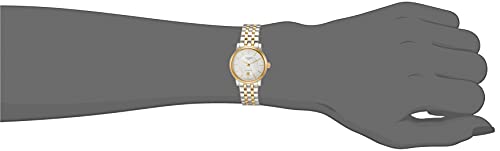 Tissot womens Carson Auto Stainless Steel Dress Watch Yellow Gold 1N14,Grey T1222072203100