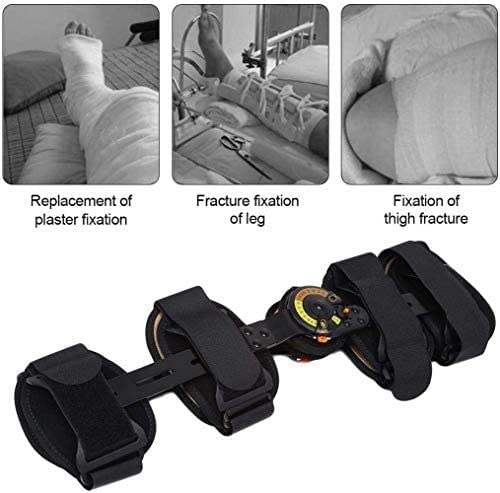 Knee Brace Hinged Knee Brace, Universal Telescoping Knee Orthosis Support Immobilizer Protector Adjustable Leg Stabilizer for Post Operative Injury ACL PCL MCL Or LCL