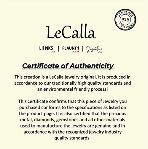 LeCalla Links 925 Sterling Silver Italian Ball Bead Station Cable Chain Necklace for Women 60 Inches