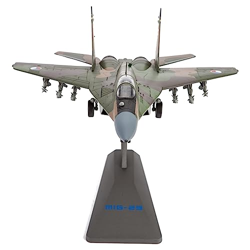 NUOTIE 1/48 Russian Mikoyan Mig-29 Fulcrum Fighter Attack Pre-Build Diecast Military Aircraft Model Display Model Aircraft for Display Collection or Gift