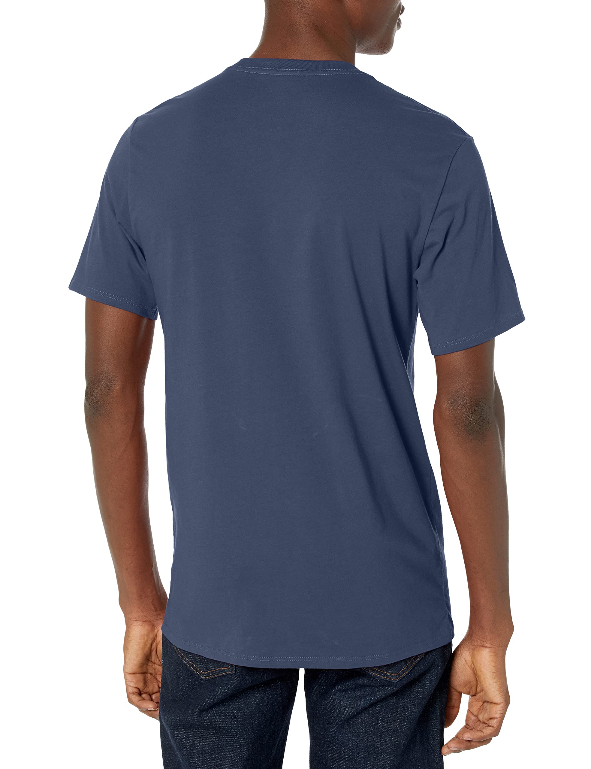 Karl Lagerfeld Paris Men's Karl Logo Crew Neck Shirt, Navy Blazer, X-Large