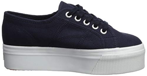 Superga Women's 2790A COTW Sneaker, Navy, 41 M EU / 9.5 B(M) US Women