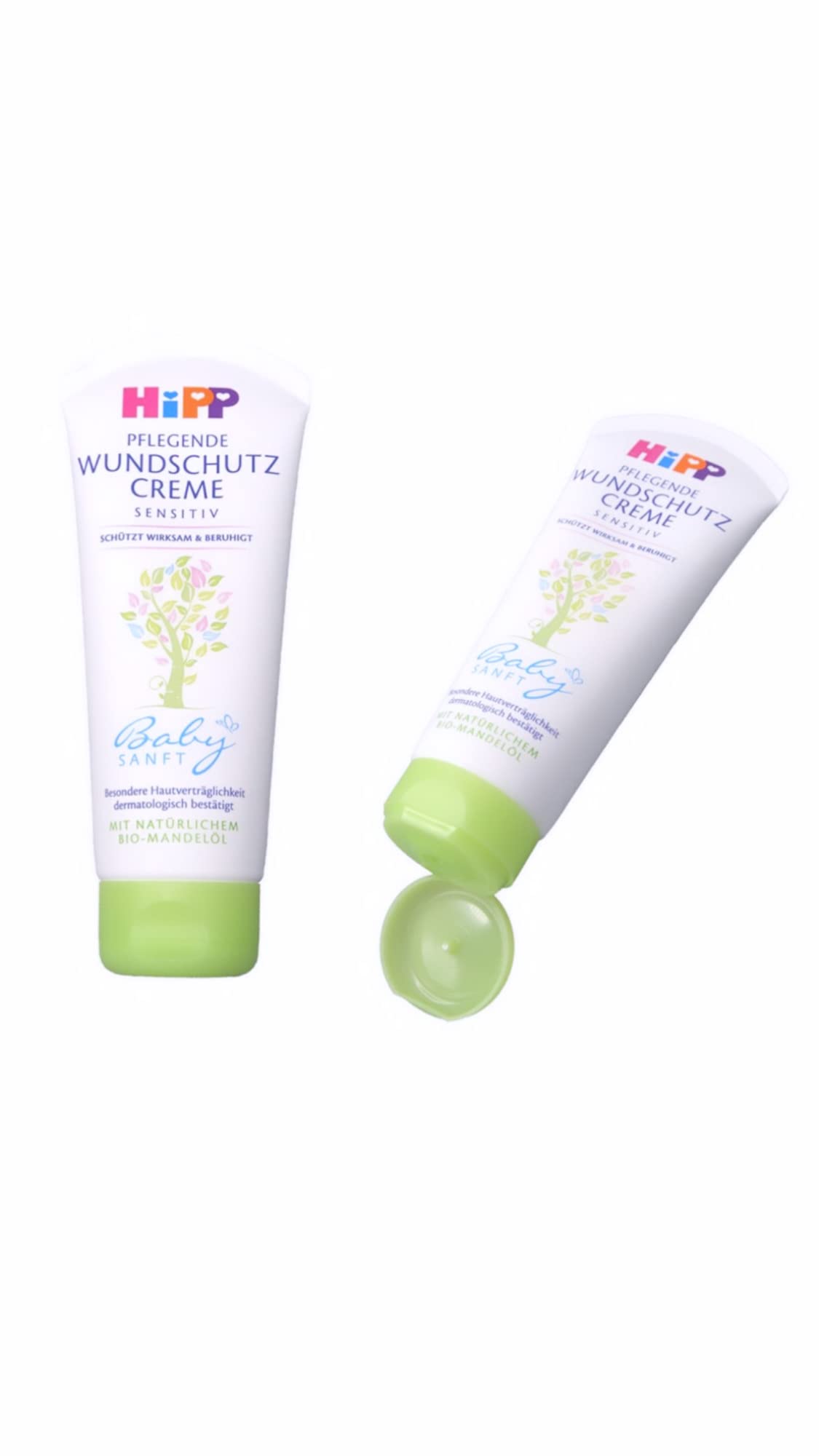 HIP Interactive HiPP Babysanft Nourishing Wound Protection Cream With Organic Almond oil.100 ml/ 3.5 Oz