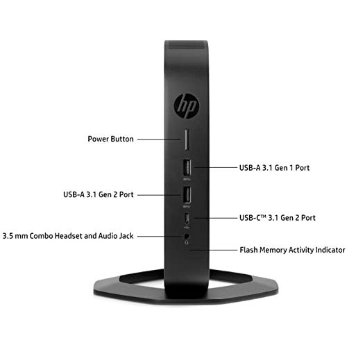 HP t740 Thin Client - AMD Ryzen V1756B Quad-core (4 Core) 3.25 GHz - TAA Compliant - 8 GB RAM DDR4L SDRAM - 64 GB Flash - AMD Radeon Vega 8 Graphics - Gigabit Ethernet - Windows 10 IoT Enterprise (En