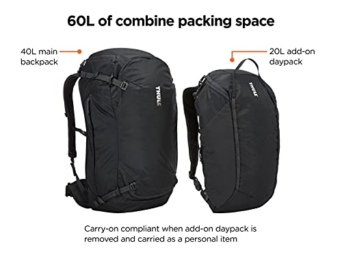 Thule Landmark 60L Travel Pack, Obsidian