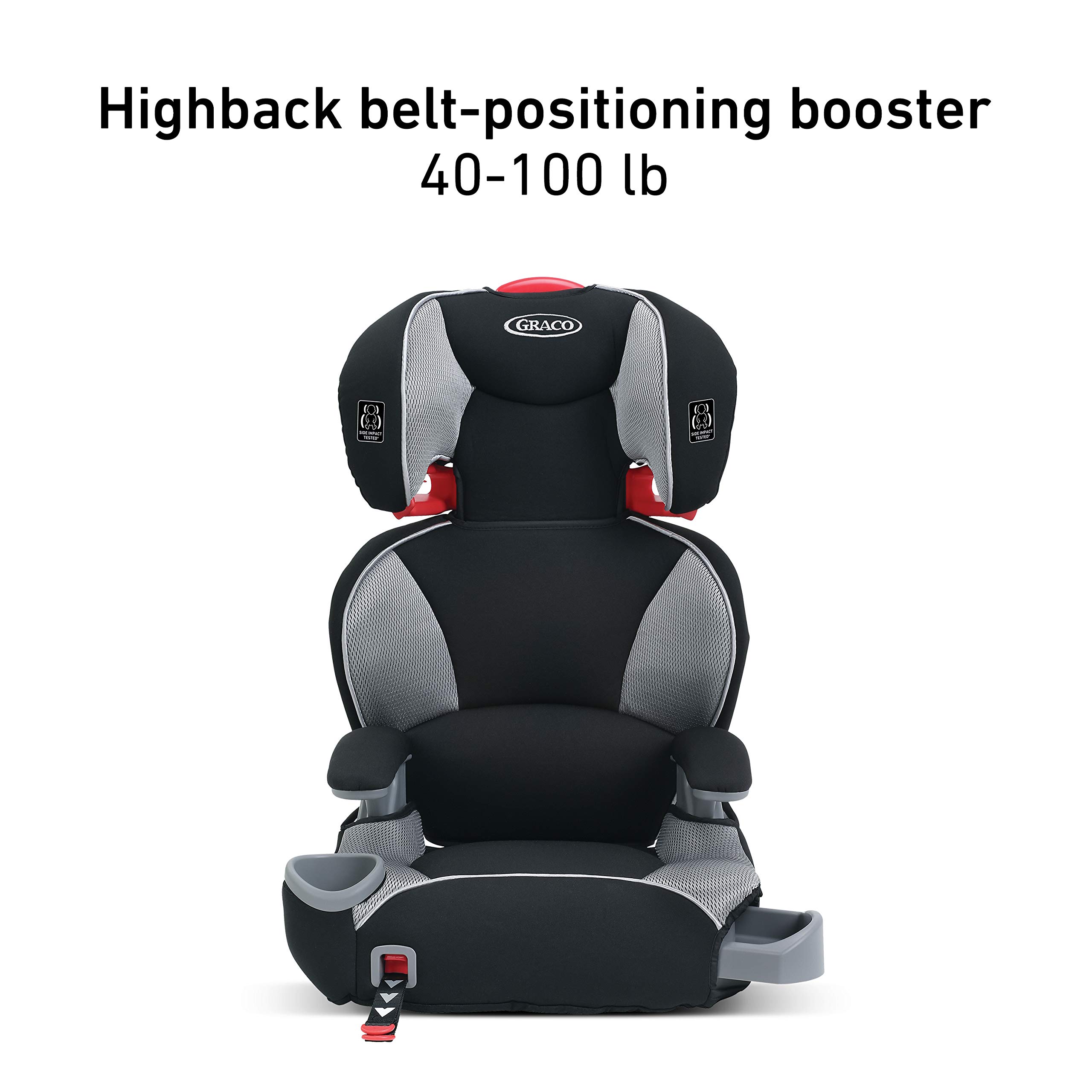 Graco TurboBooster LX Highback Booster Seat with Latch System, Matrix, 10.55 Pound and Graco Tranzitions 3 in 1 Harness Booster Seat, Proof