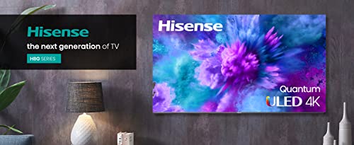 Hisense 55-Inch Class H8 Quantum Series Android 4K ULED Smart TV with Voice Remote (55H8G1, 2021 Model)
