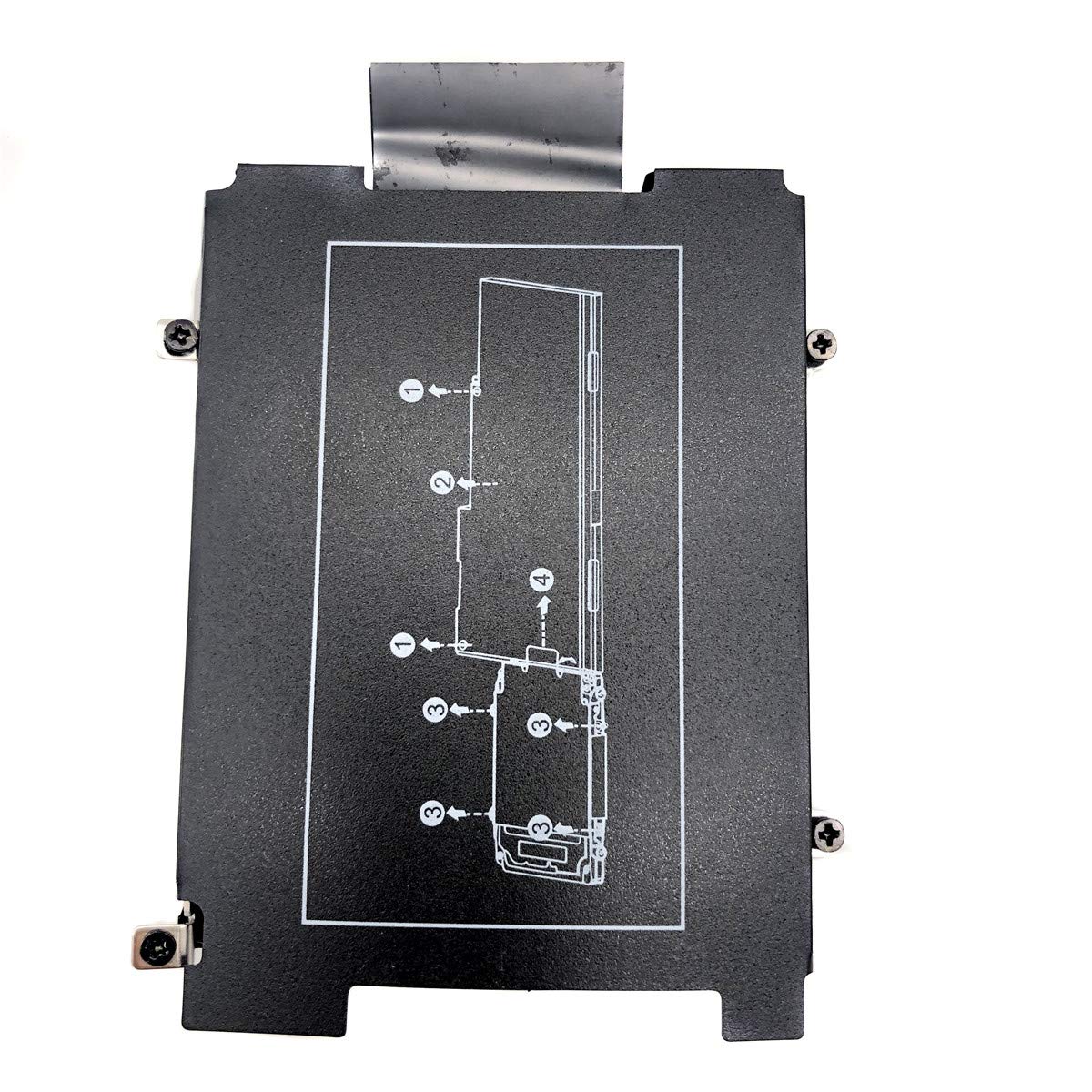 Hard Drive Caddy Bracket with Screws Replacement for HP EliteBook 840 850 740 750 745 755 G3 Series Laptop (NOT Compatible with 840 G1 G2)