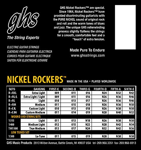 GHS Strings Electric Guitar Strings (1300 SET)