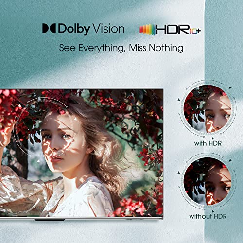 Hisense ULED Premium 65U7G QLED Series 65-inch Android 4K Smart TV with Alexa Compatibility, 1000-nit HDR10+, Dolby Vision & Atmos, 120Hz, HDMI 2.1, Game Mode Pro
