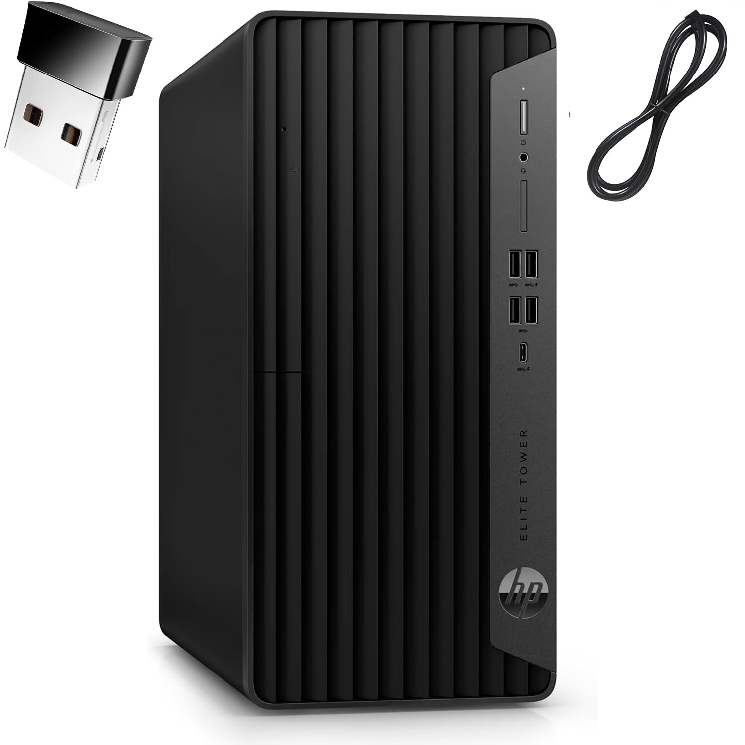 HP Elite Tower 800 Series 880 G9 Business Desktop Computer, 12th Gen Intel 16-Core i9-12900, 32GB DDR5 RAM, 2TB PCIe SSD, WiFi Adapter, Ethernet, KB and Mouse, Windows 11 Pro