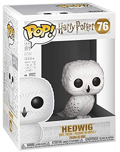 Harry Potter - Hedwig (Owl) Funko Pop Vinyl Figure (Bundled with Compatible Pop Box Protector Case), Multicolored, 3.75 inches