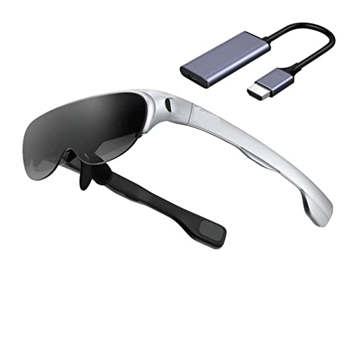 KLEEME AR Glasses Portable 120 Inch Virtual Screen and Voice Control Smart Glasses Cinema Glasses Compatible with All Devices