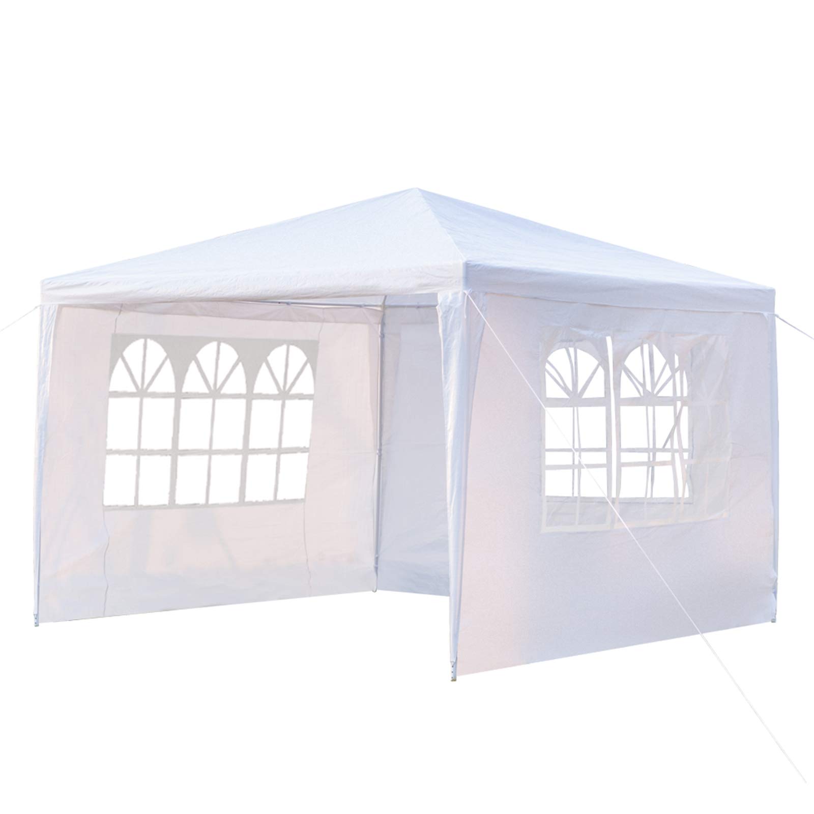 Goxowo Party Wedding Canopy Tent - Patio Camping Gazebo Storage Shelter Pavilion Cater BBQ Events Tent W/Removable Sidewalls white 10 x 10 x 8.5ft