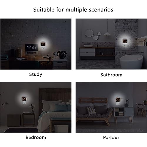 JSTEL Halloween Pumpkin Night Light Plug in Wall Decorative,Halloween Nightlights with Auto Dusk to Dawn Sensor, Halloween Night Lights Plug into Wall with Light Sensor,1