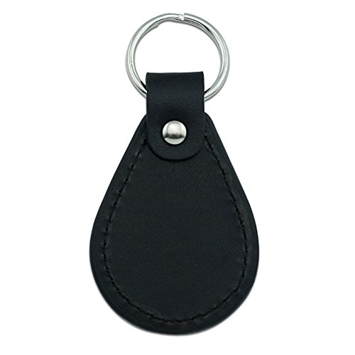 GRAPHICS & MORE Black Leather Elf Cotton Headed Ninny Muggins Keychain