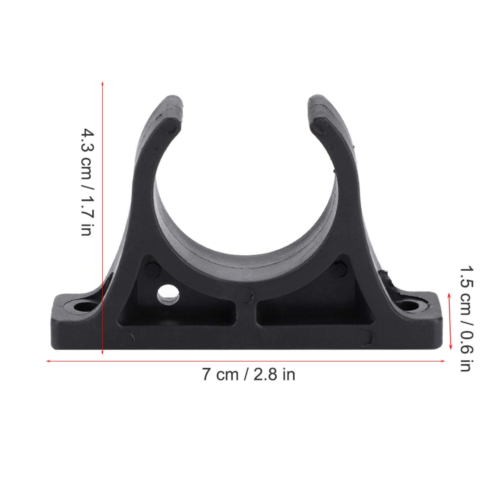 Kayak Paddle Holder Plastic Paddle Oar Holder Clips Paddle Keeper for Kayaks Canoes Rowing Boats 7 * 1.5 * 4.3cm