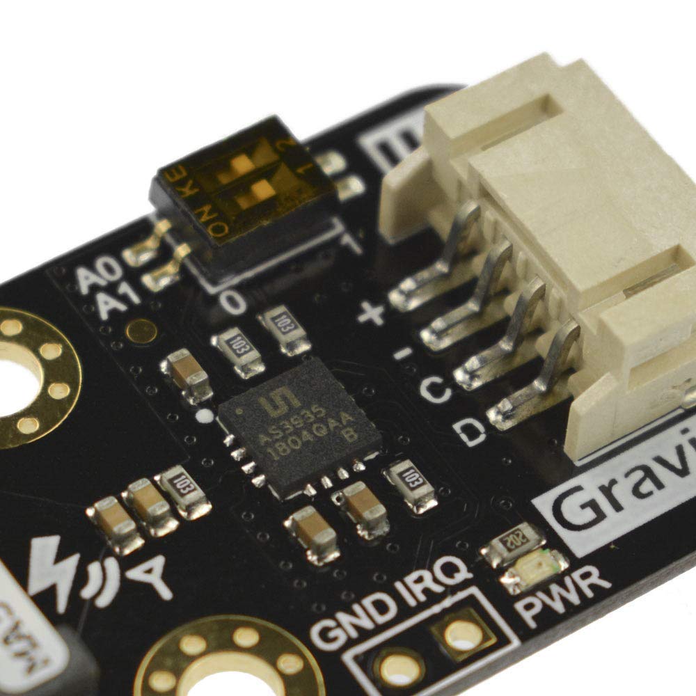 Gravity: AS3935 IC Lightning Sensor for Distance, Intensity, and Frequency Detection - Thunder Thunderstorm Warning Detector for Weather Station and Photography (Max 40km Range)