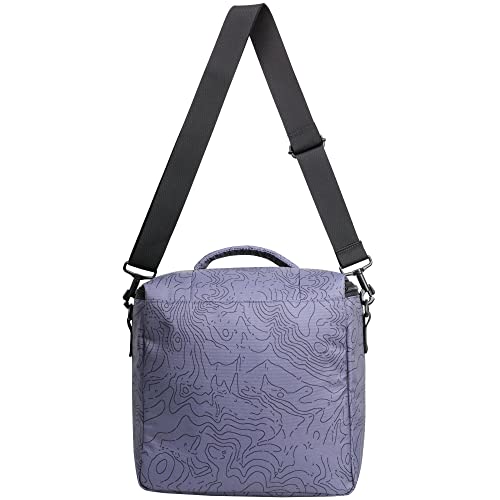 KAVU Snack Sack Insulated Crossbody Leak Proof Cooler Bag-Stone Topo
