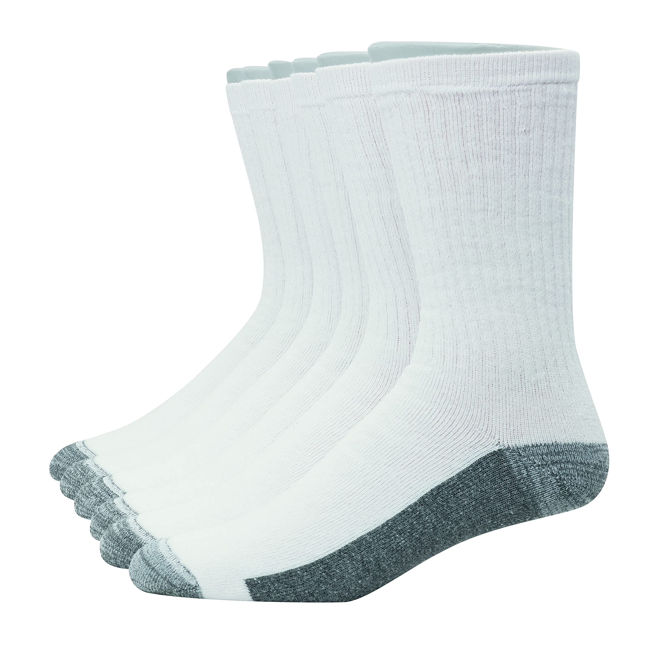 Hanes Ultimate Men Socks, 6-pair Hanes Ultimate Men s 6 Pack Ultra Cushion FreshIQ Odor Control with Wicking Crew Socks Black, Black, One Size US