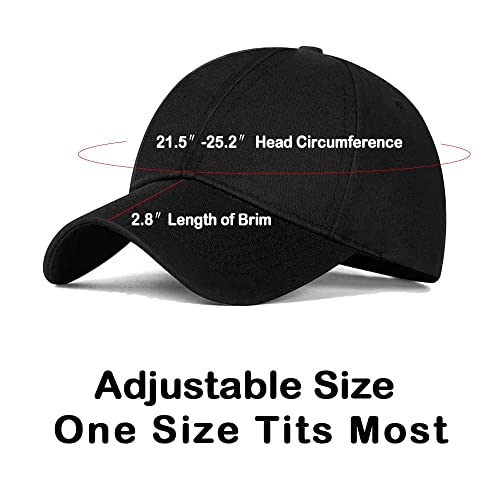 LINGSHI Racing Apparel Baseball Cap Unisex Adjustable Travel Racing Motor Hat for Men and Women (fit Black)