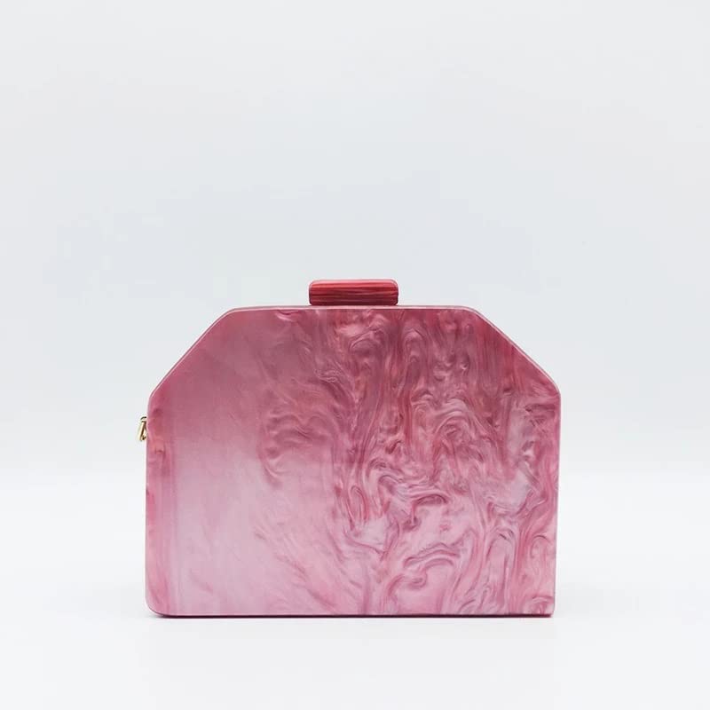 N/A Acrylic Evening Bags Women's Tote Multicolour Patchwork Clutch Purses Party Handbags Shoulder Crossbody