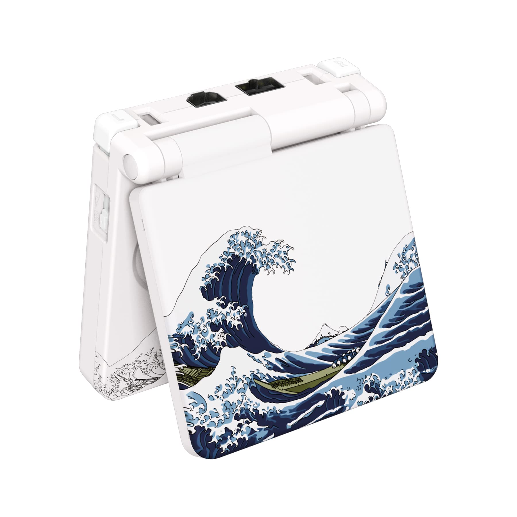 IPS Ready Upgraded eXtremeRate The Great Wave Custom Replacement Housing Shell for Gameboy Advance SP GBA SP β Compatible with Both IPS & Standard LCD β Console & Screen NOT Included