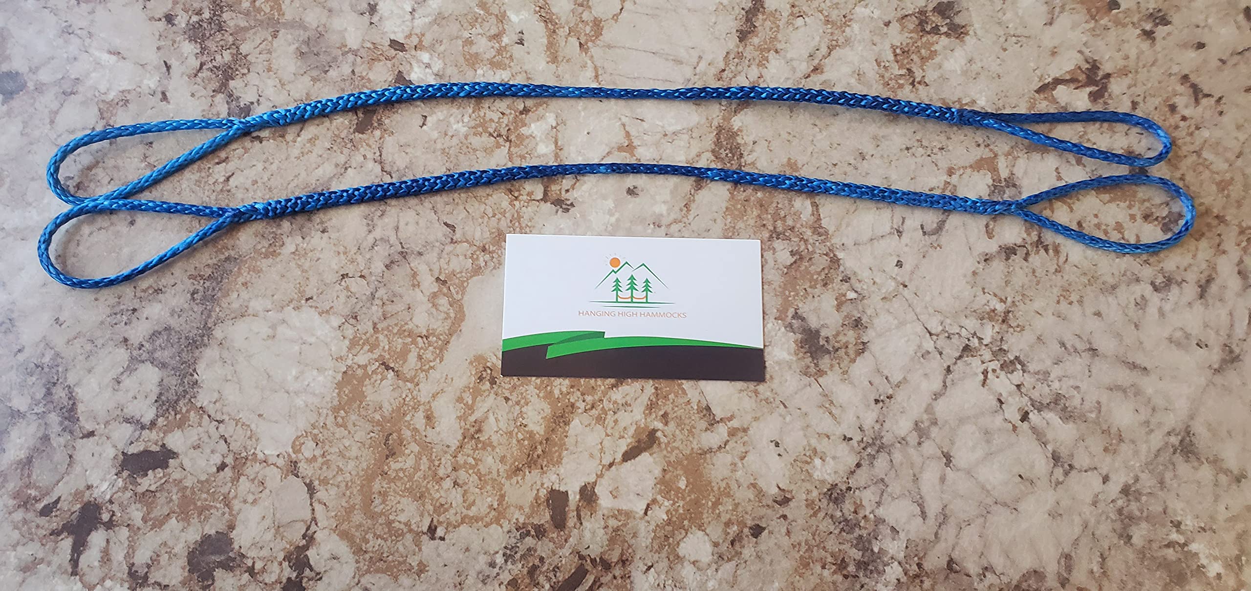 Hanging High Hammocks | 16" 7/64th Amsteel Dog Bones (Pair) and Free Sticker | Great for Hammock Camping, Hammocks Ends, Camping and Backpacking