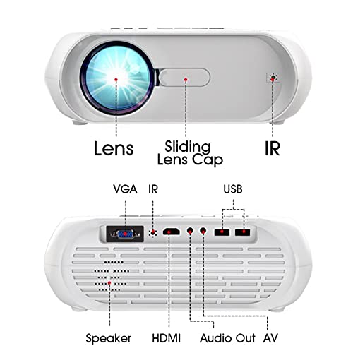 n/a D led Projector 3800 Lumens Support 1080p Portable Cinema Proyector Beamer with Gift