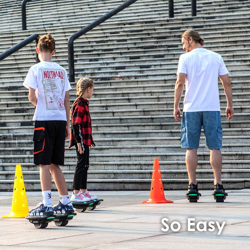 Gyroshoes Hovershoes Electric Hoverboard with LED Lights,UL2272 Certificated Self Balancing Scooters Hover shoes for Teens and Adults