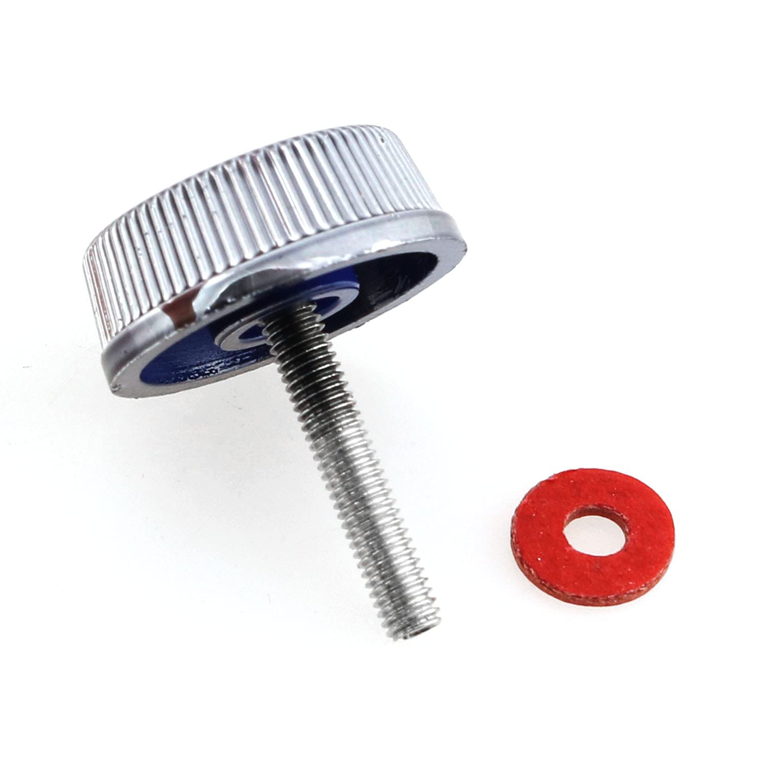 heyous 20pcs Fishing Spinning Reel Handle Screw Caps with Gaskets Tackle Tool Fishing Accessories