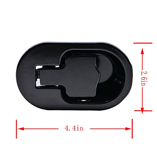 Yoogu Metal Recliner Handles Replacement Parts Fits for Most Couch Sofa Chair Black (1)