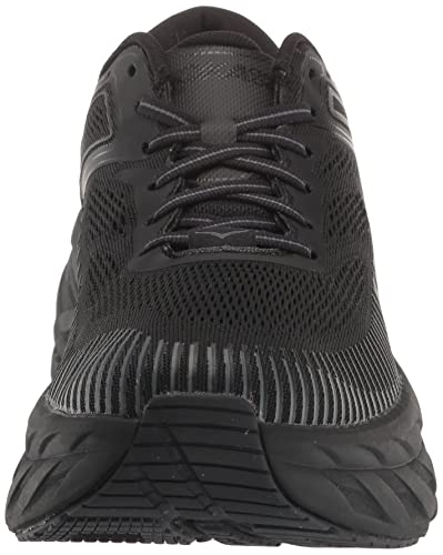HOKA ONE ONE Bondi 7 Mens Shoes Size 9, Color: Black/Black