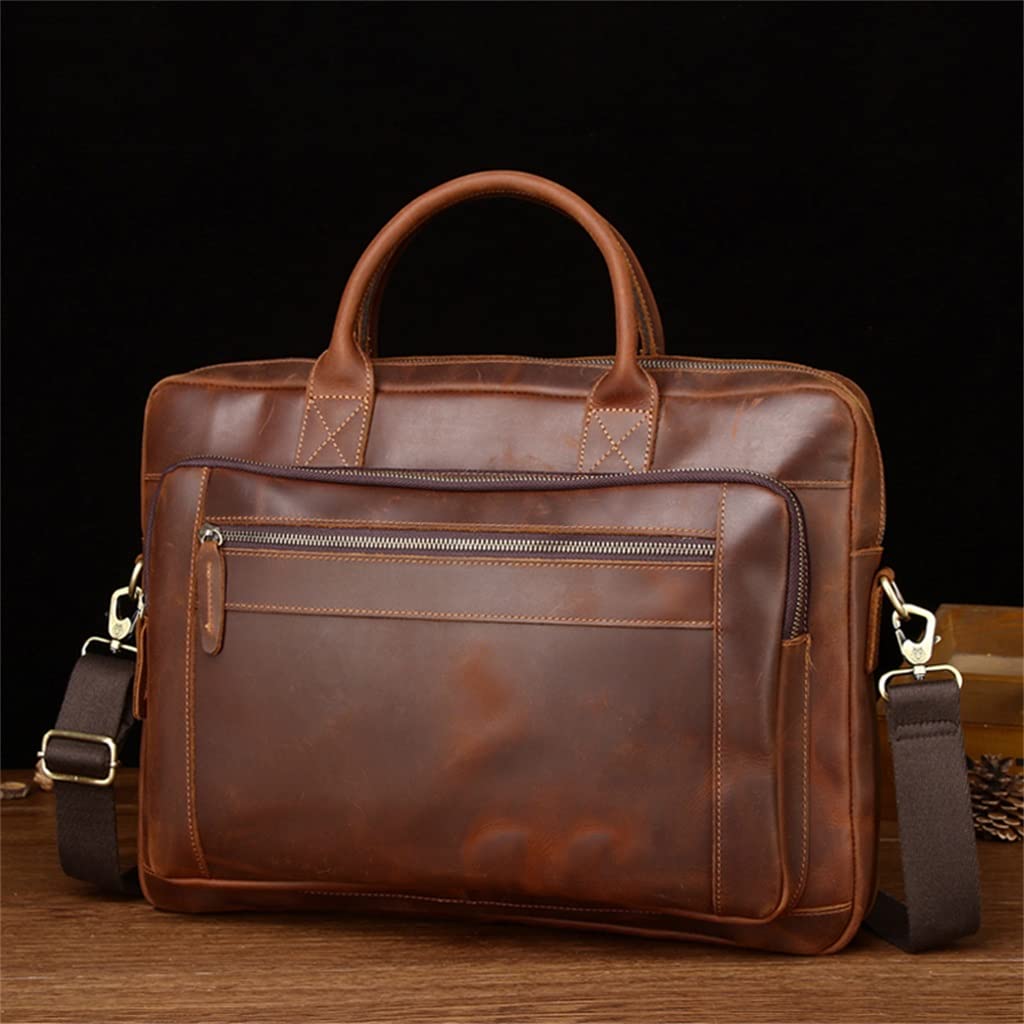 LIRUXUN Men Handbag Men Business Laptop Bag Briefcases for Messenger Tote Large Capacity Messenger Bag