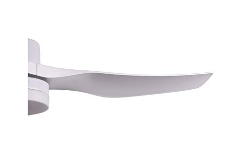 Hauslane CF3000 52 inch Modern 3 Blade Ceiling Fan with Lights | Bright LED Lamp and Three Reversible Blades | Suitable for 350 Sq Ft Room, Brushed Nickel Finish