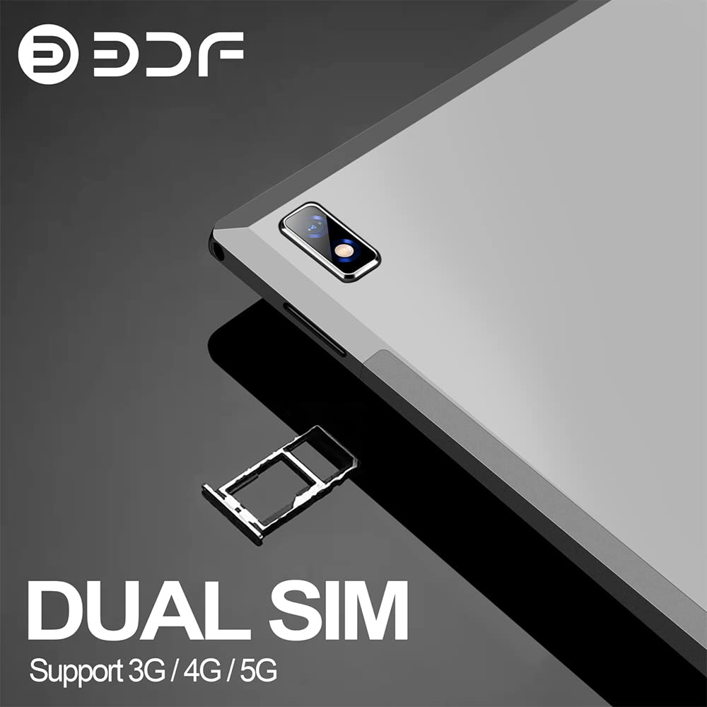 HUIOP Portable Tablet, P30 10.1 inch Portable Tablet MTK6762 Processor 4GB+64GB Memory 1280 * 800 Resolution Android 11.0 System Blue US Plug