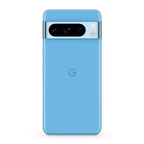 Google Pixel 8 Pro 5G (EU/UK Model) Dual SIM (Nano-SIM, eSIM) | 6.7-inch Android GSM Unlocked Smartphone - International Version (Bay, 128GB + 12GB RAM)
