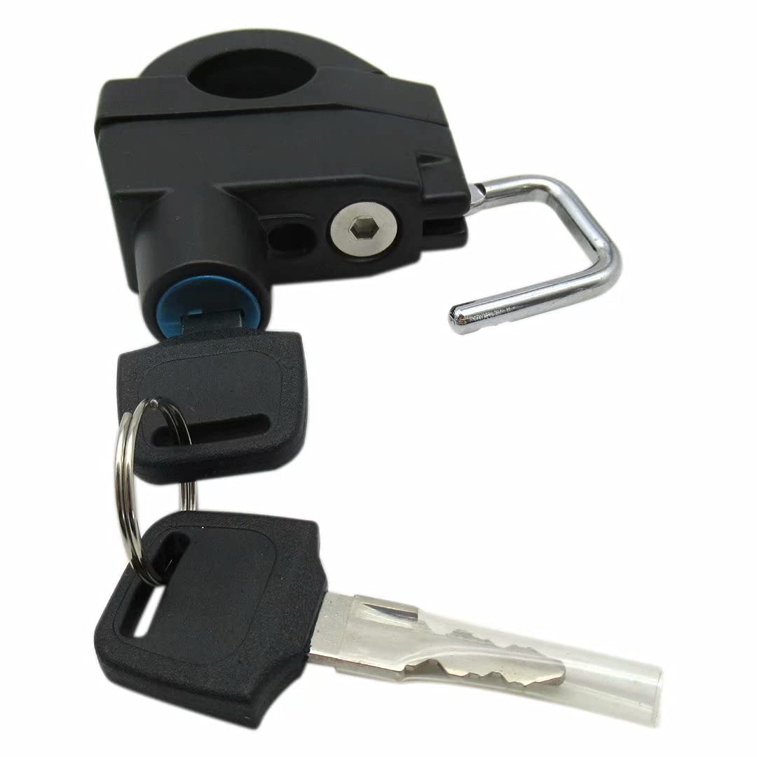 Gxcdizx Universal Motorcycle Helmet Lock for 25mm Engine Crankcase Crash Bar Motorbike