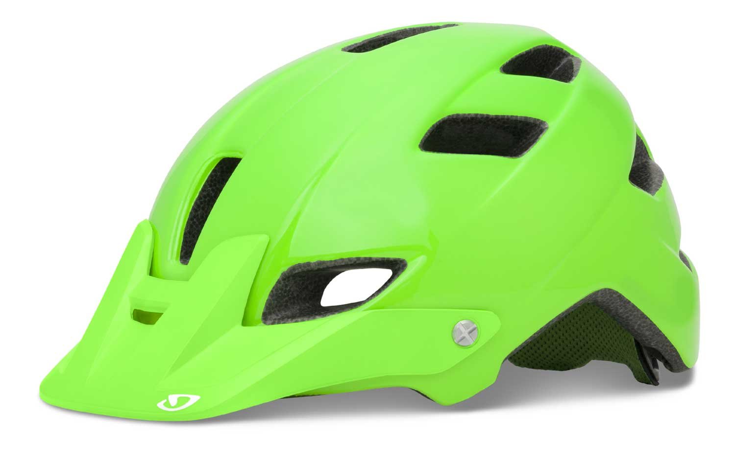 Giro Feature Helmet Bright Green, M