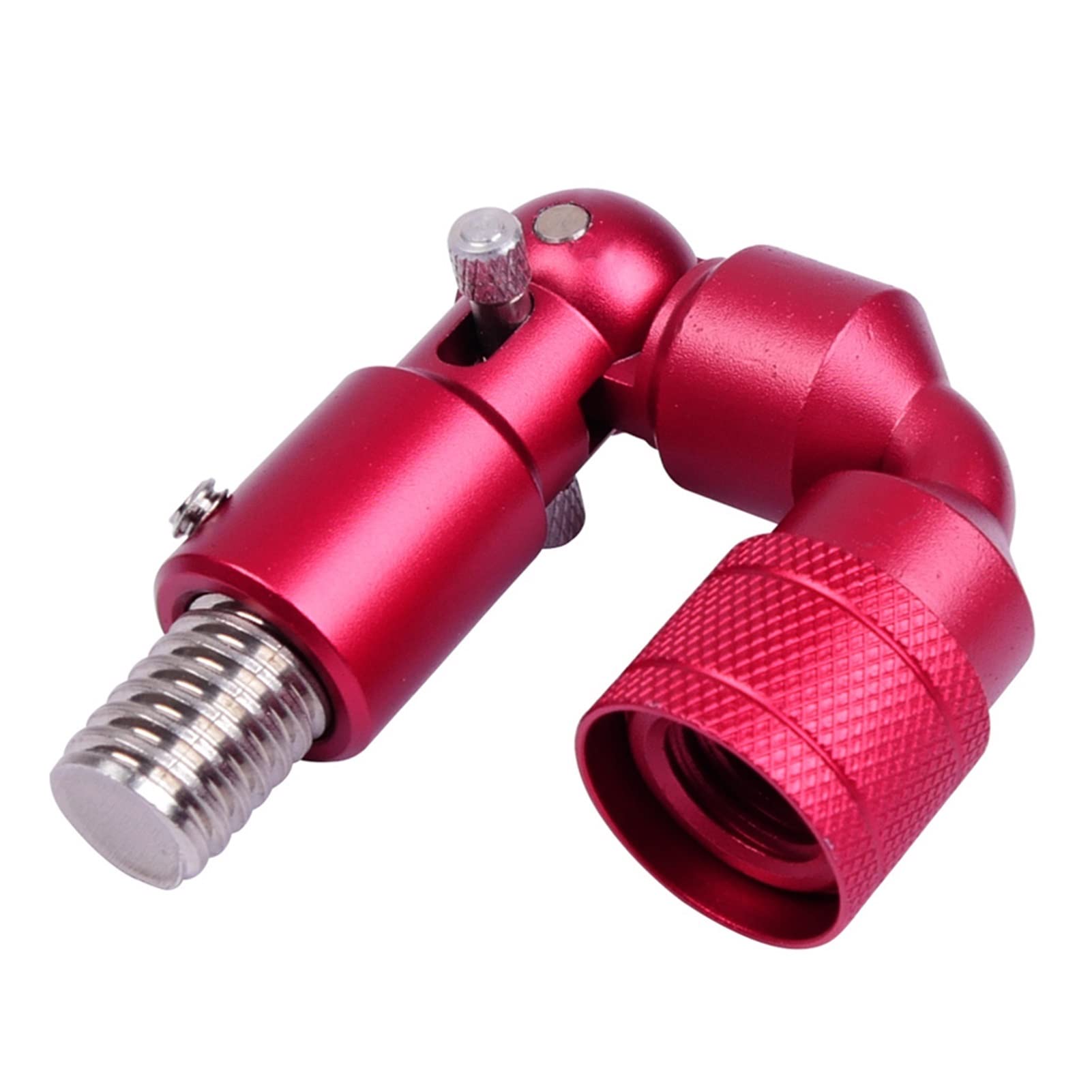 Huanxi JLLidcy Carp Nets Tool Coarse Fishing Tilt Folding Accessories Mini Quick Release Connector Barbel Joint Aluminium Alloy Landing Net Paionn (Color : Red)