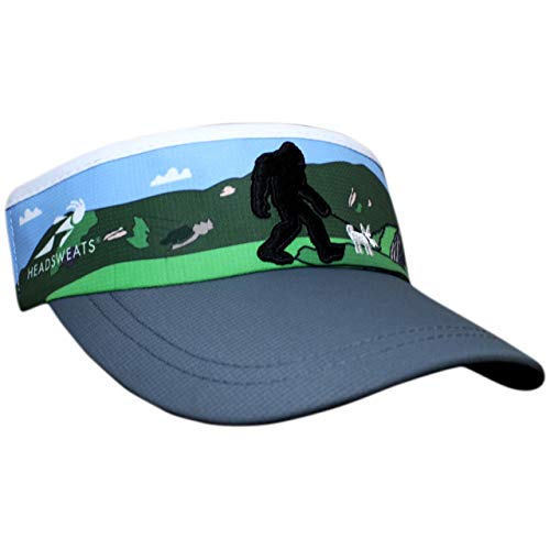 Headsweats Women's Standard Lightweight Performance Running Visor for Men Bigfoot, Bf Baxter, One Size