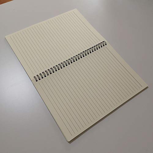 YUREE Spiral Notebook Lined, B5 Soft Cover Spiral Journal, 5 Notebooks Per Pack, 60 Sheets (120 Pages), 10.2" x 7.2", Brown
