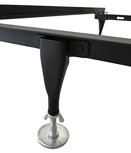 Kings Brand Furniture Adjustable 5.8" Threaded Bed Frame Riser Glide Legs (Set of 4 Glides)