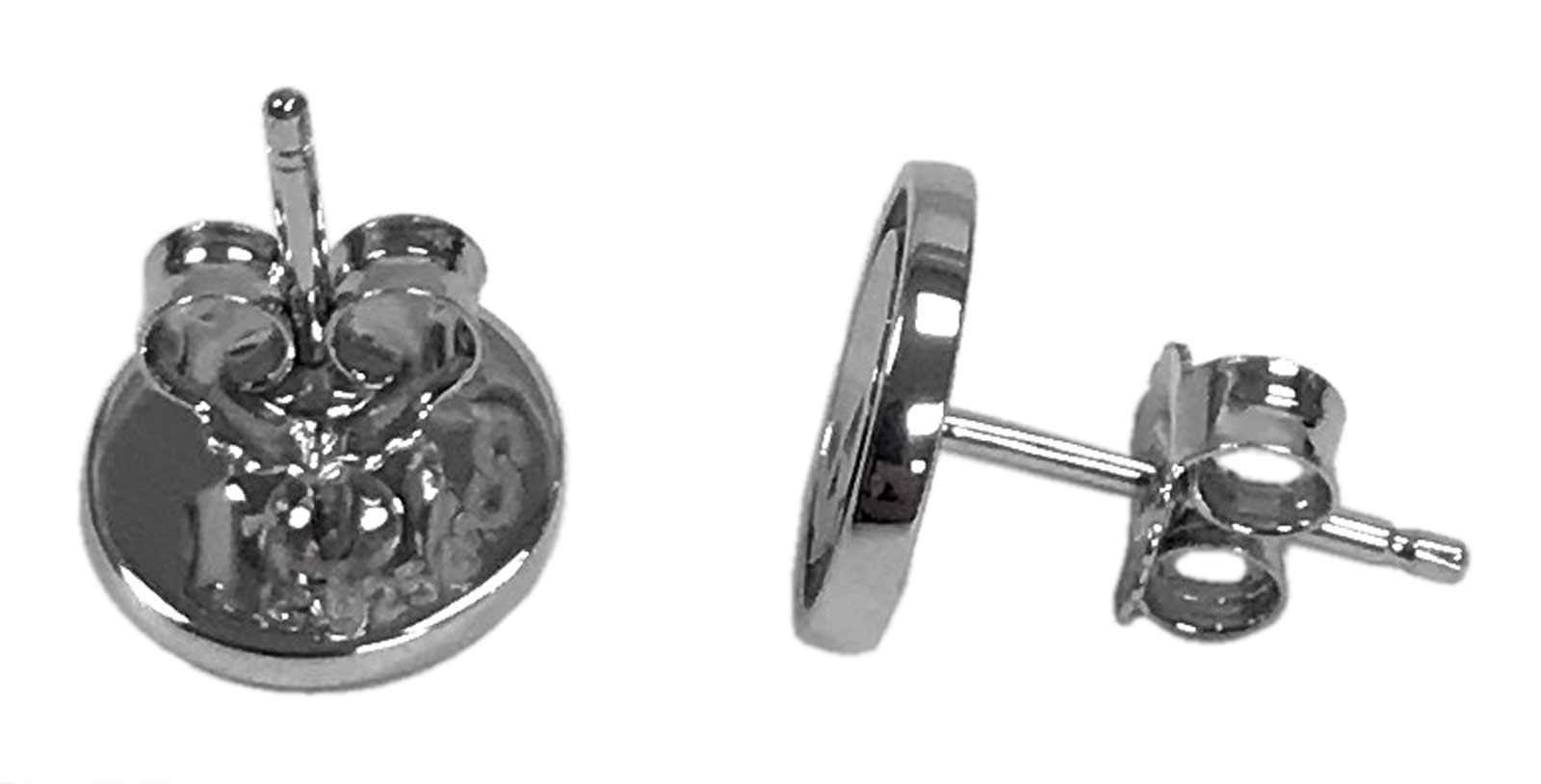 Harley-Davidson Women's Black Enamel Willie G Skull Post Style Earrings HDE0499