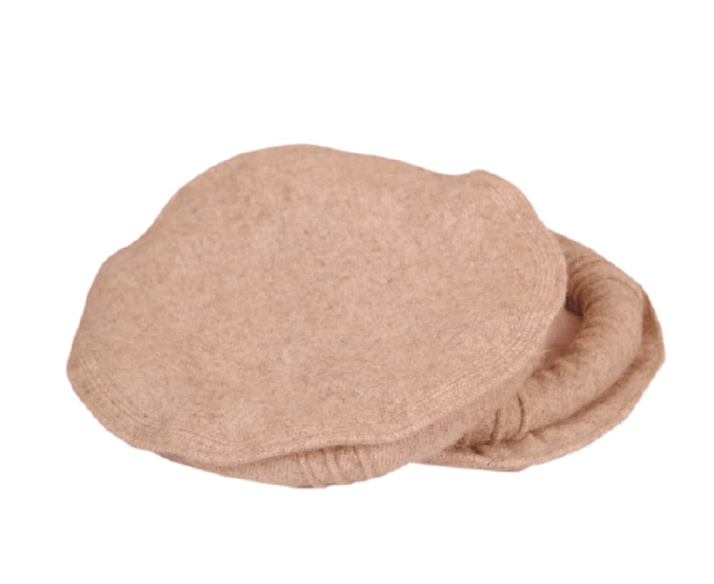 Jegwar Afghani Handmade Hat Chitrali Pakol Cap Peshawari Gift 100% Wool (Oatmeal)